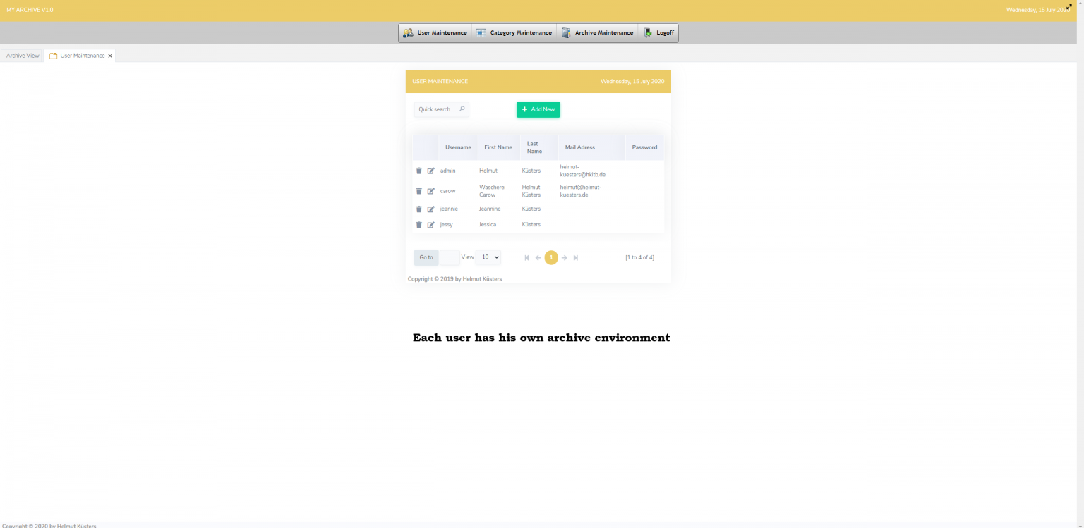 “More than 100 applications developed with Scriptcase ” (Helga Küsters ...